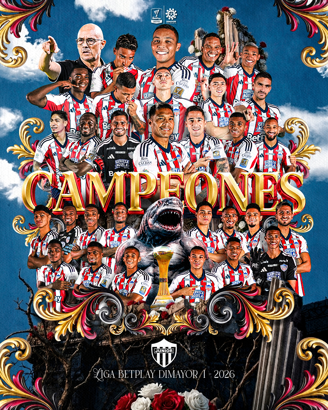 ¡Junior FC campeón de la Liga BetPlay DIMAYOR l-2026! - Dimayor